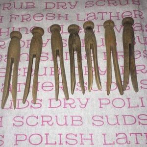 Other | Vintage Round Head Clothes Pins A | Poshmark